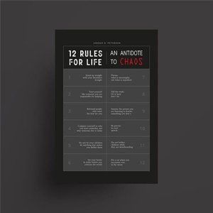 Art | Jordan Peterson Motivational 12 Rules For Life Poster Unframed ...